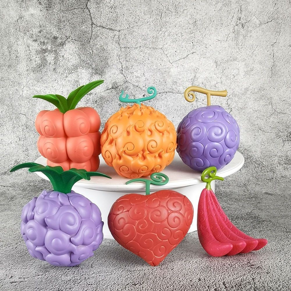 One Piece Anime Devil Fruit Rubber Fruit Split Fruit Burnt Fruit ...