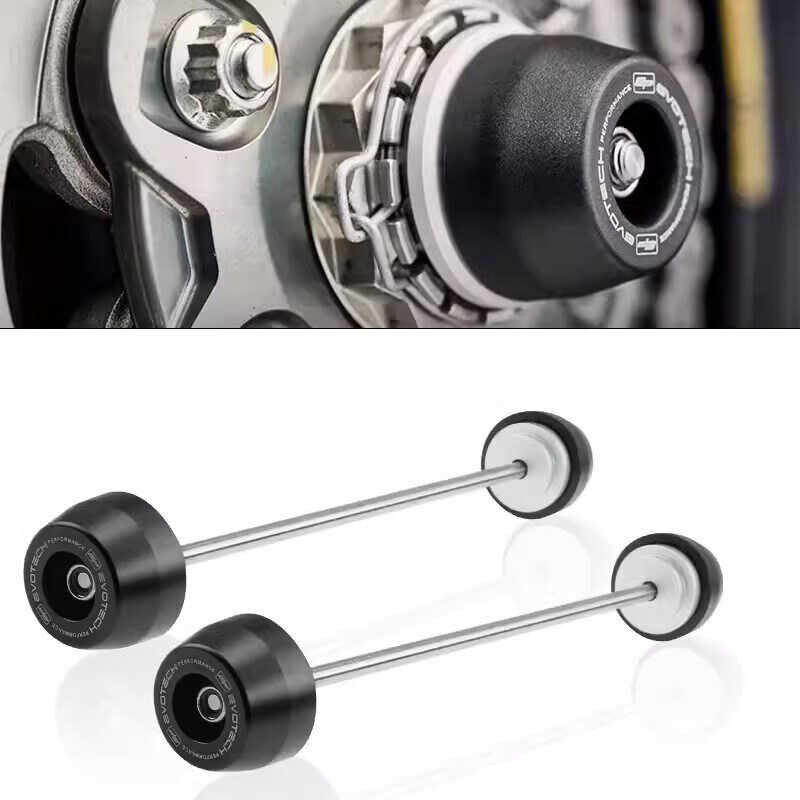 Axle Rear Front Fork Crash Slider Para Sa Kawasaki Z650 Z650rs Ninja650 ...