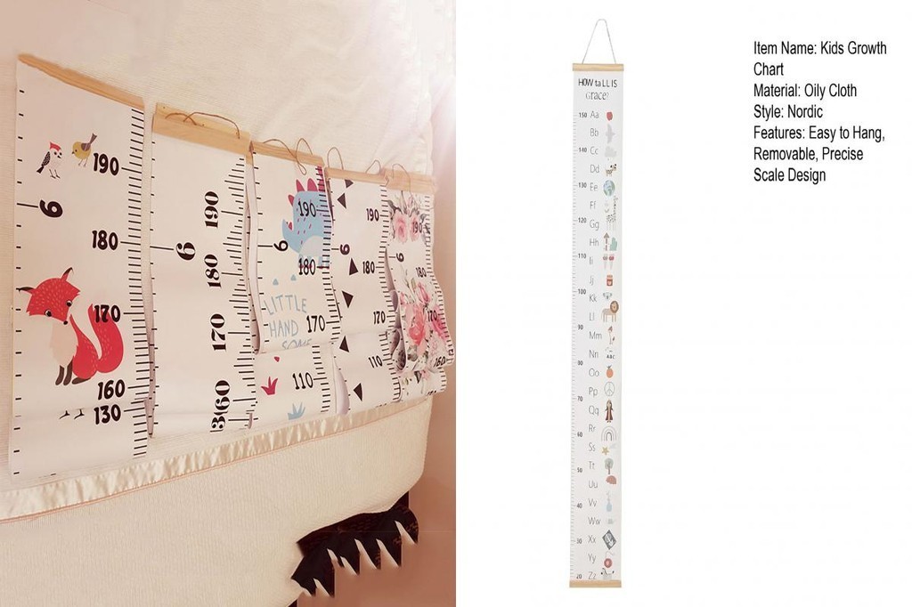 Children Growth Chart Baby Growth Chart Colorful Kids Growth Chart for ...