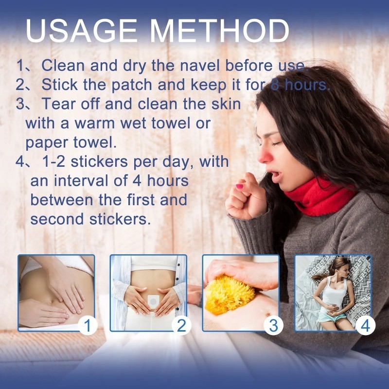 SouthMoon Cough Relief Patch Throat Dry Itching Asthma Cold Herbal ...