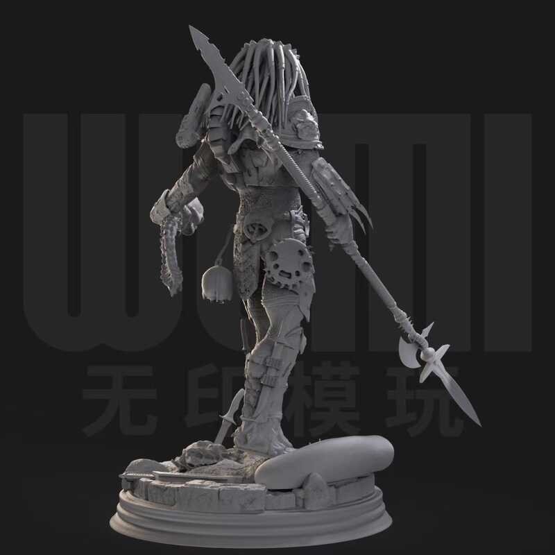 1/24 Iron Blood Warrior Third Party Alien White GK Figure Soldier 3D Printing Model | Shopee ...