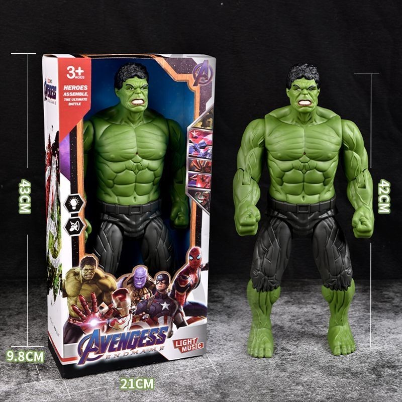 Extra Large 42CM Avengers Hulk Children's Toy Spider-Man Alliance With ...