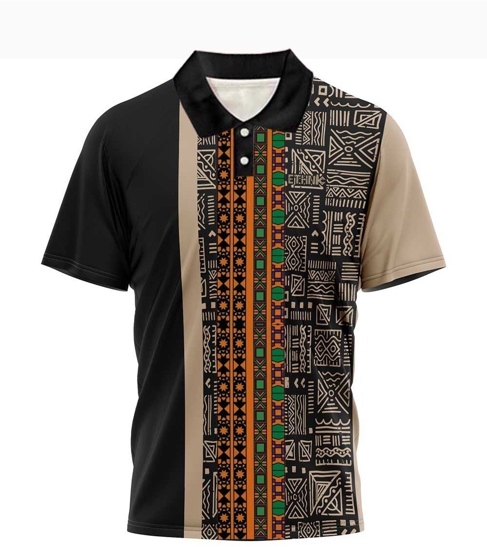 MODERN ETHNIC DESIGN FULL SUBLIMATION POLO （African Tribal T-shirt ...