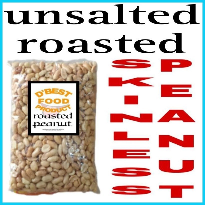 roasted skinless peanut unsalted or spicy garlic peanut 250g ( maning ...
