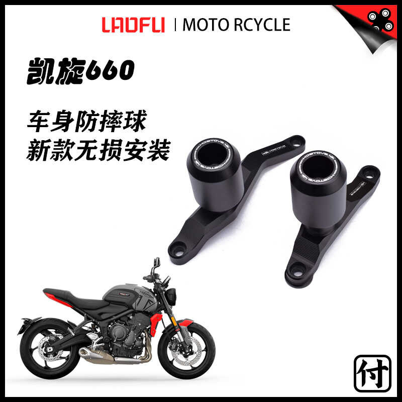 New Triumph Trident 660 Trident Modified Anti Drop Ball Rubber Body ...