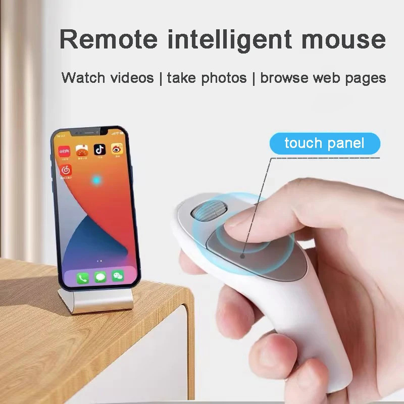 Lazy Bluetooth Mouse Wireless Remote Control Finger Mause Ergonomics ...