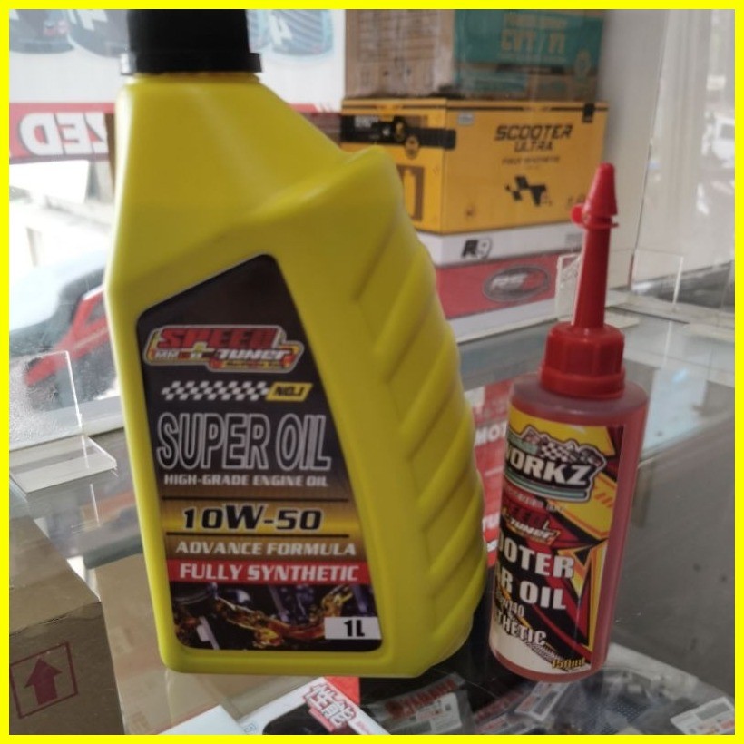 1-Year Warranty Long-Lasting ☑️ Super Oil 10w40 1Ltr w/Kworkz Gear Oil ...