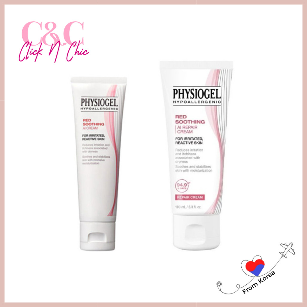 PHYSIOGEL Red Soothing AI Cream 50ml / Repair Cream 100ml | Shopee Philippines