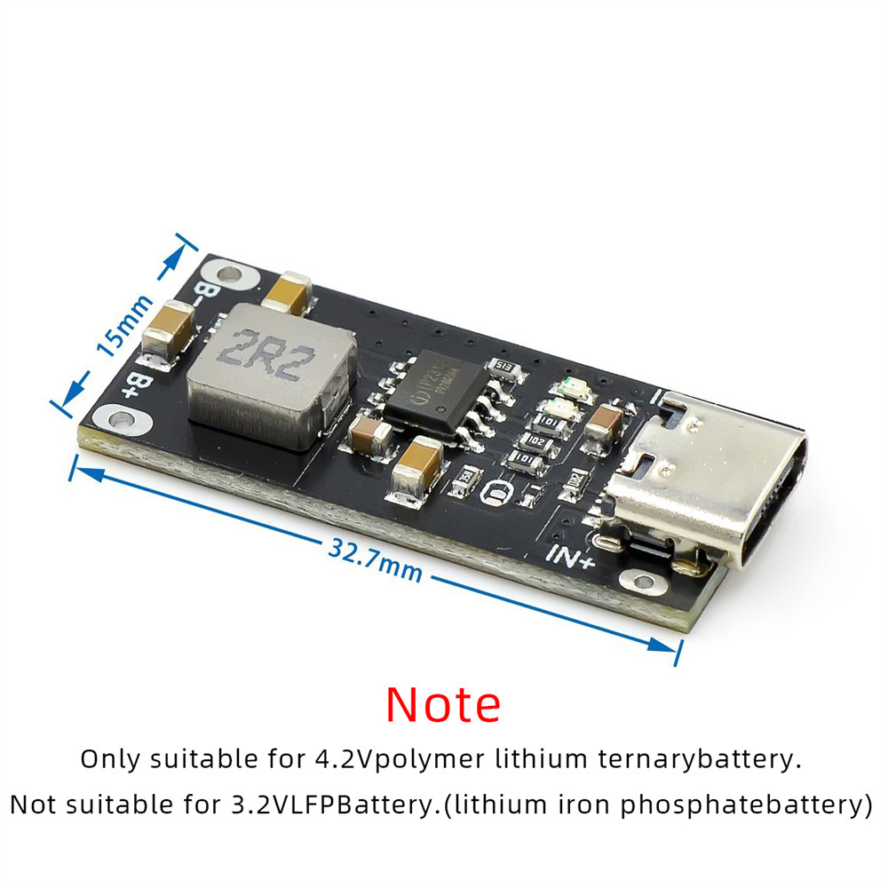 Type C Fast Charging Board IP2312 Charger Module for Ternary Lithium ...