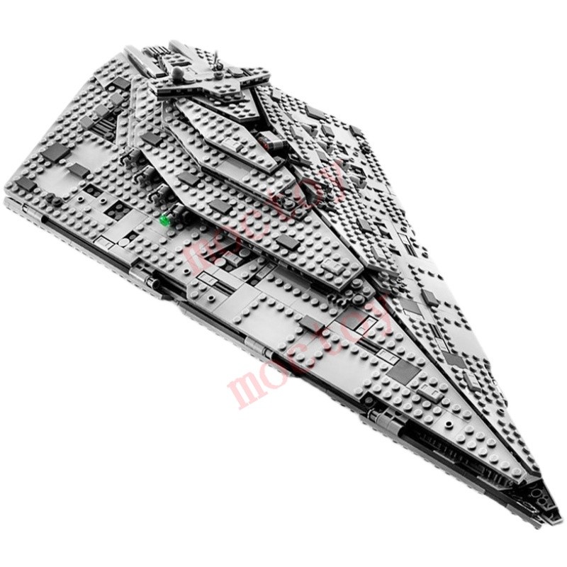 The New First Order Star Destroyer Star Building Block BB-9E Includes 5 ...