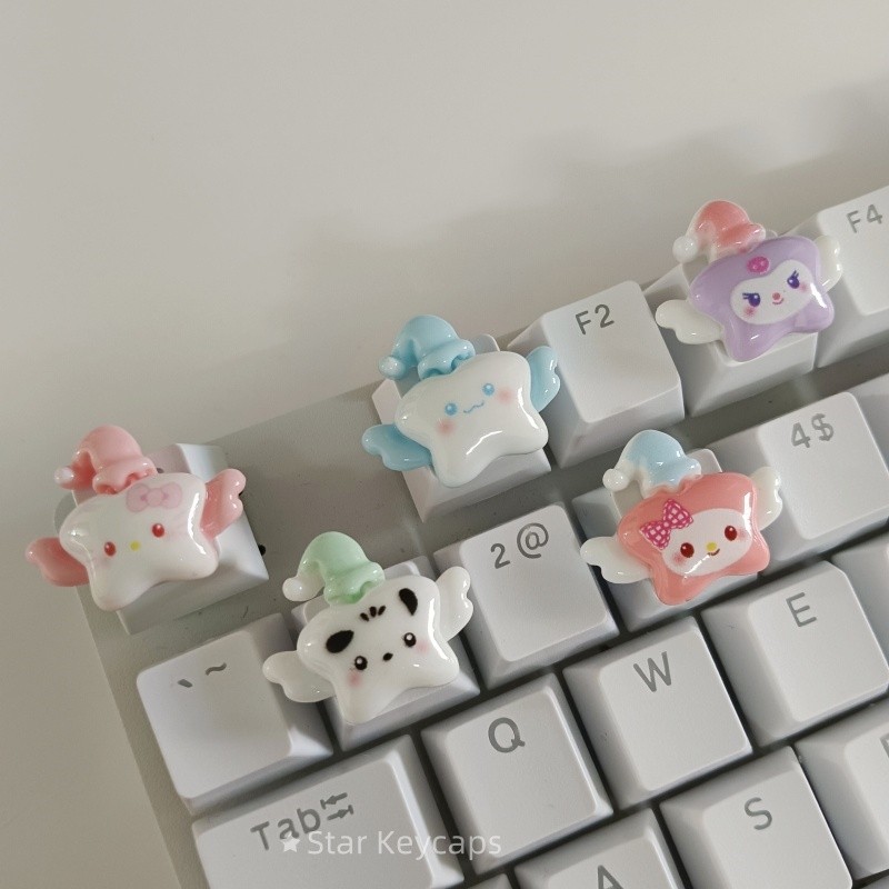 Cute Sanrio Little Angel Kurumi Keycap DIY Personalized Keycaps for ...