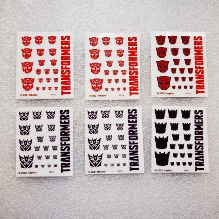 2021 Autobot & Decepticon Decals Simple Version. | Shopee Philippines