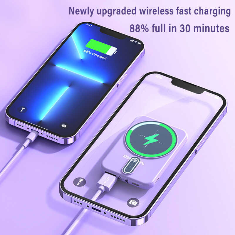 Xiaomi 30000Mah Power Bank Magnetic Wireless Compact Lightweight ...