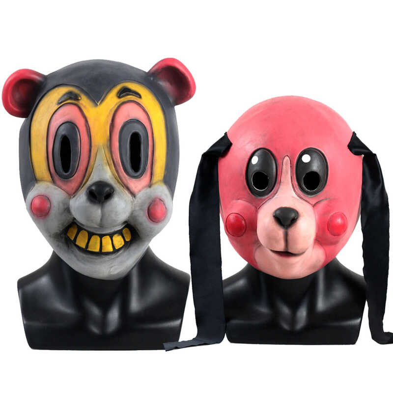 Umbrella Mask Cosplay Academy Hazel Costume Accessory Cha Latex Masks ...