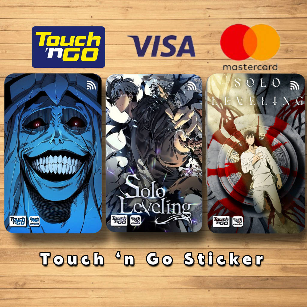 ( SOLO LEVELING Series ) Touch n Go Card Sticker Cover TNG / MASTER ...