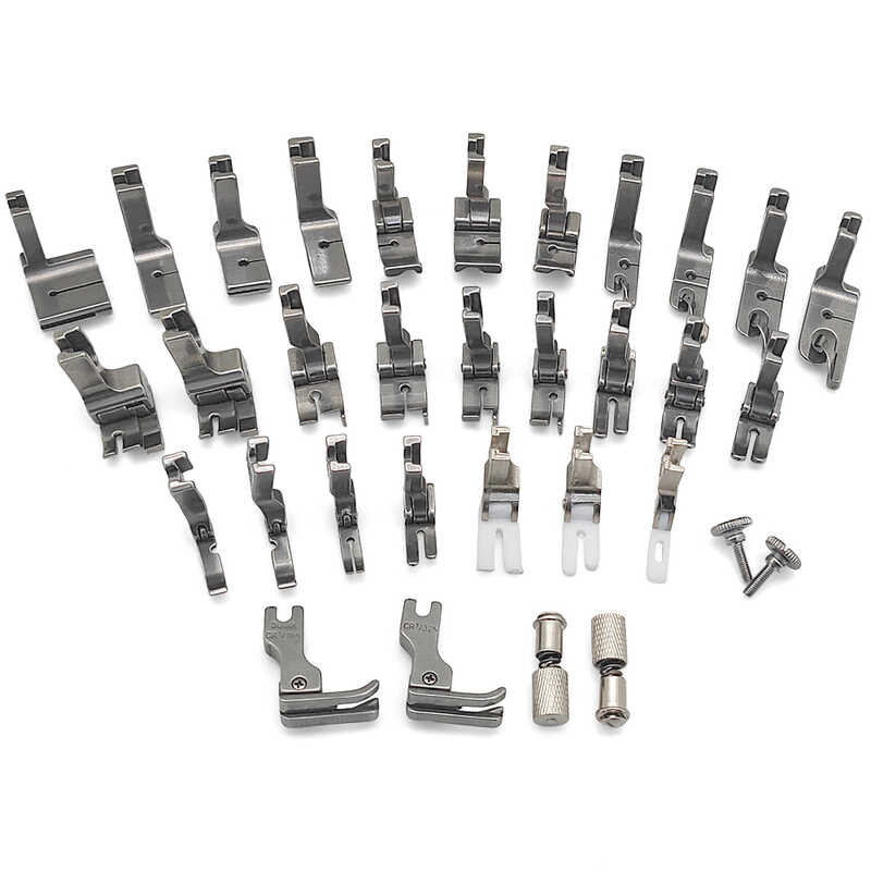 PCS 31 Presser Foot Set 2 Baguhin Ang Screw Auxiliary Upper Feet Device ...