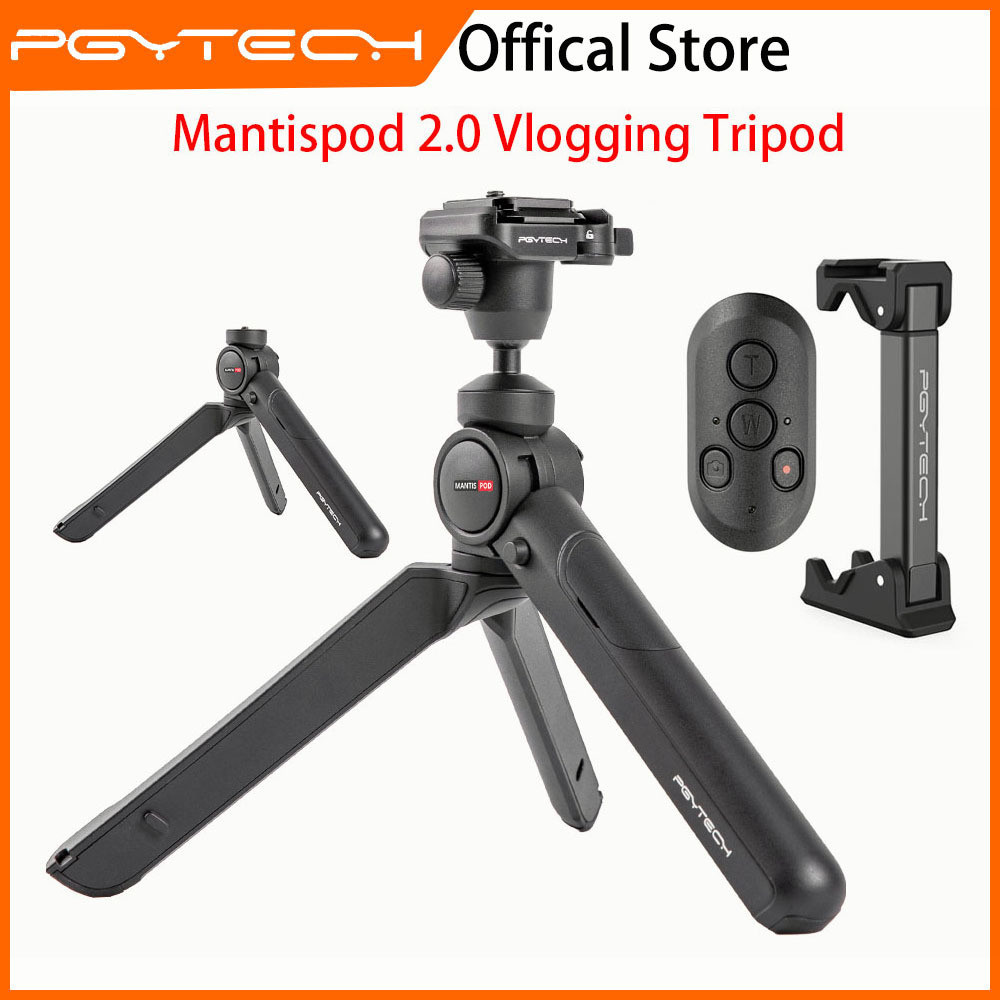 PGYTECH MANTISPOD 2.0 Bluetooth Mini Camera Vlogging Tripod|6 Modes ...
