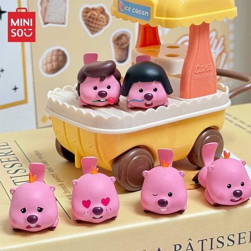 MINISO LOOPY Series Pending Posture Grain Blind Box Kawaii Capybara ...