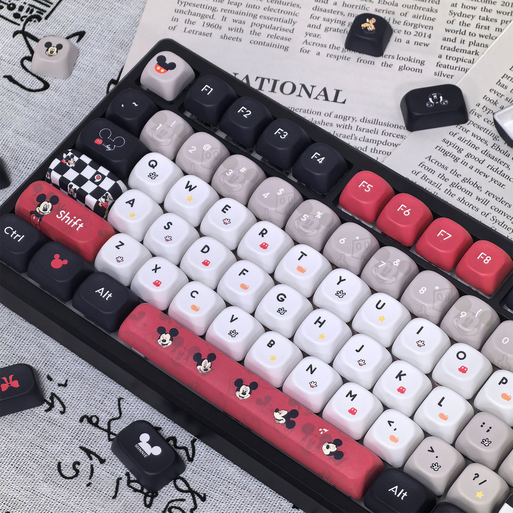 Disney Mickey Original Keycap MOA Profile PBT Five-sided Sublimation ...