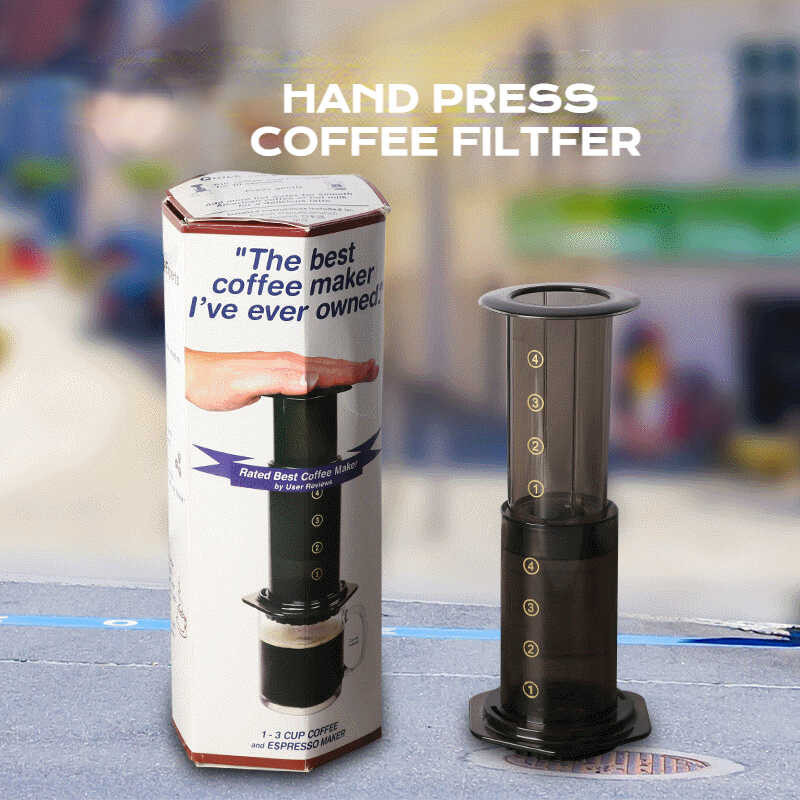 Pot, Hand Filter Press Maker, Portable Coffee Filter, Aeropress Hine ...