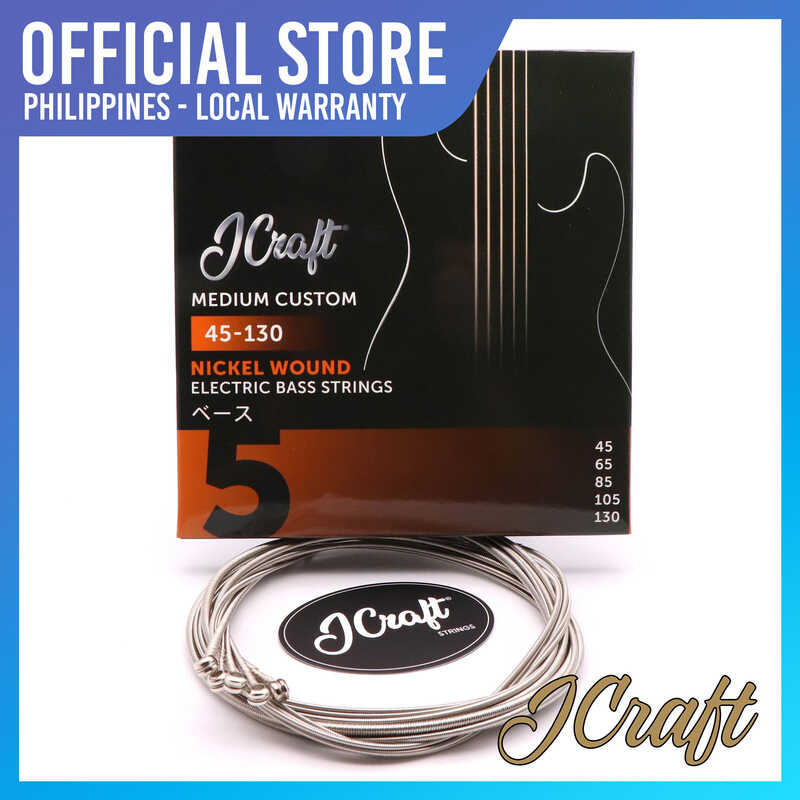 JCraft Custom Electric Bass Guitar String 4-String 5-String | Shopee ...