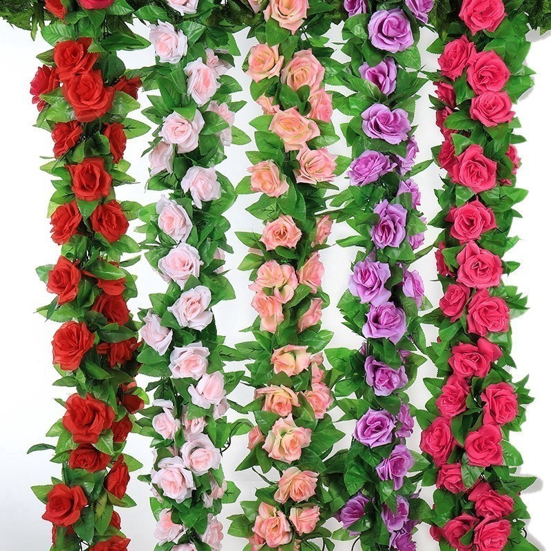 78CM Artificial Hanging Violet Flower - For Wedding Party Garland ...