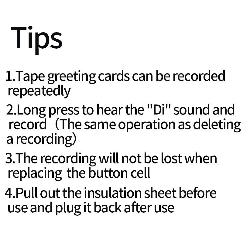Voice Recording Card Creative Voice Greeting Cards Valentine's Day Gift ...