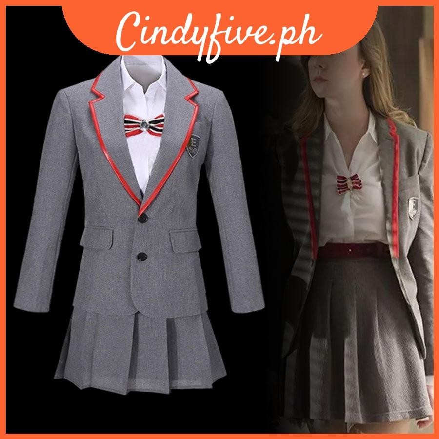 Elite School Unique Uniform Set Chic And Stylish Campus Attire | Shopee ...