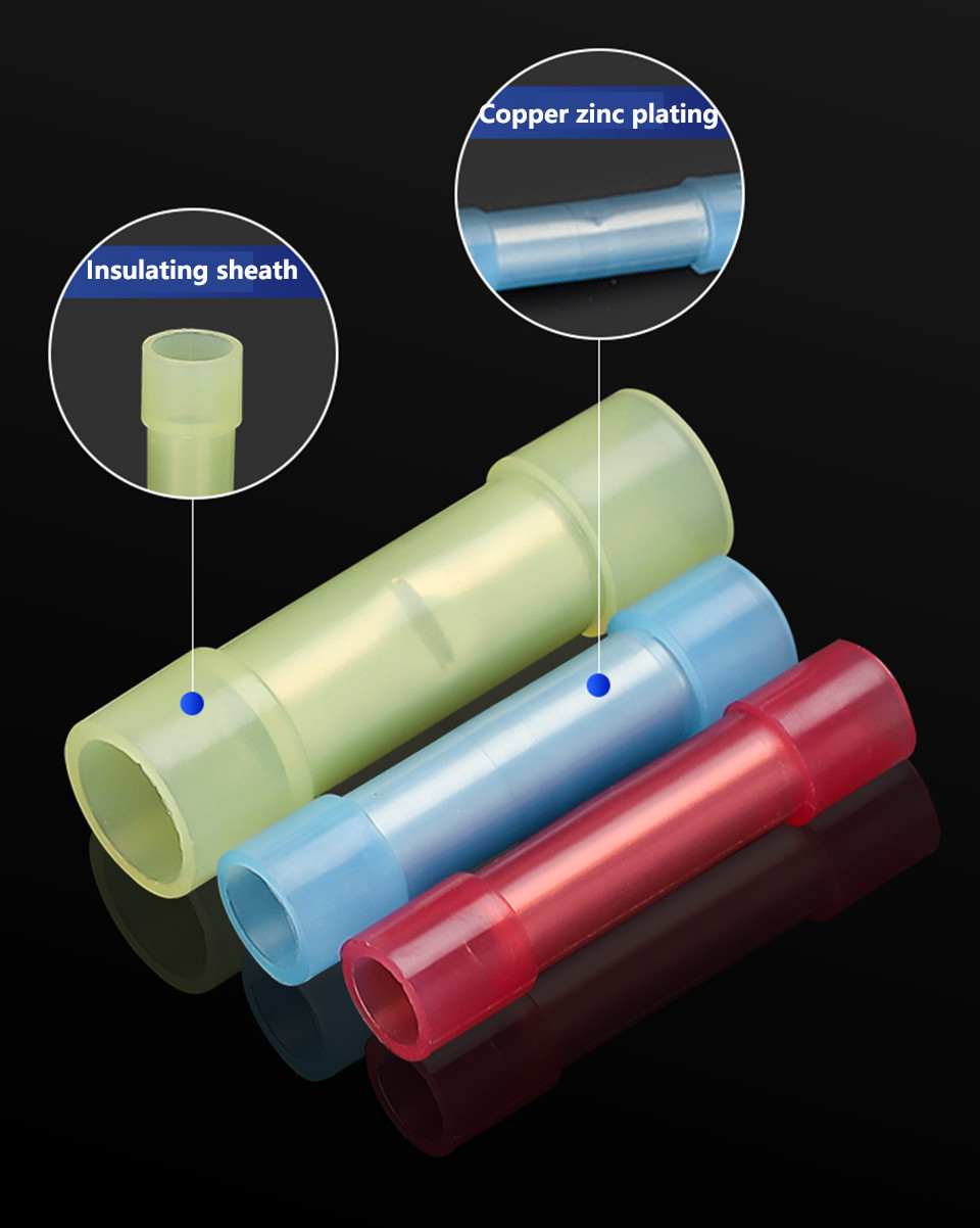 Nylon Insulated Terminal BNFY electricity Wire middle Butt Terminal ...