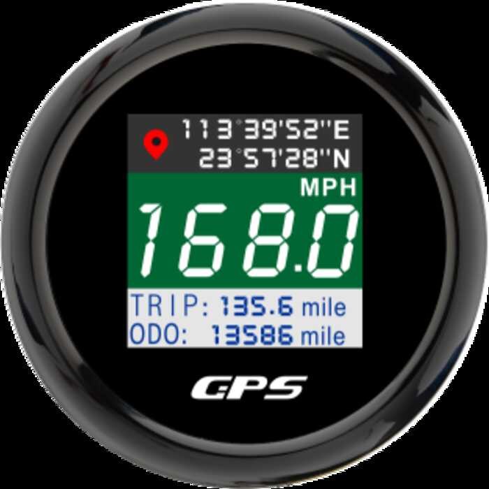 GPS digital speedometer heading high-precision new General Motors ...