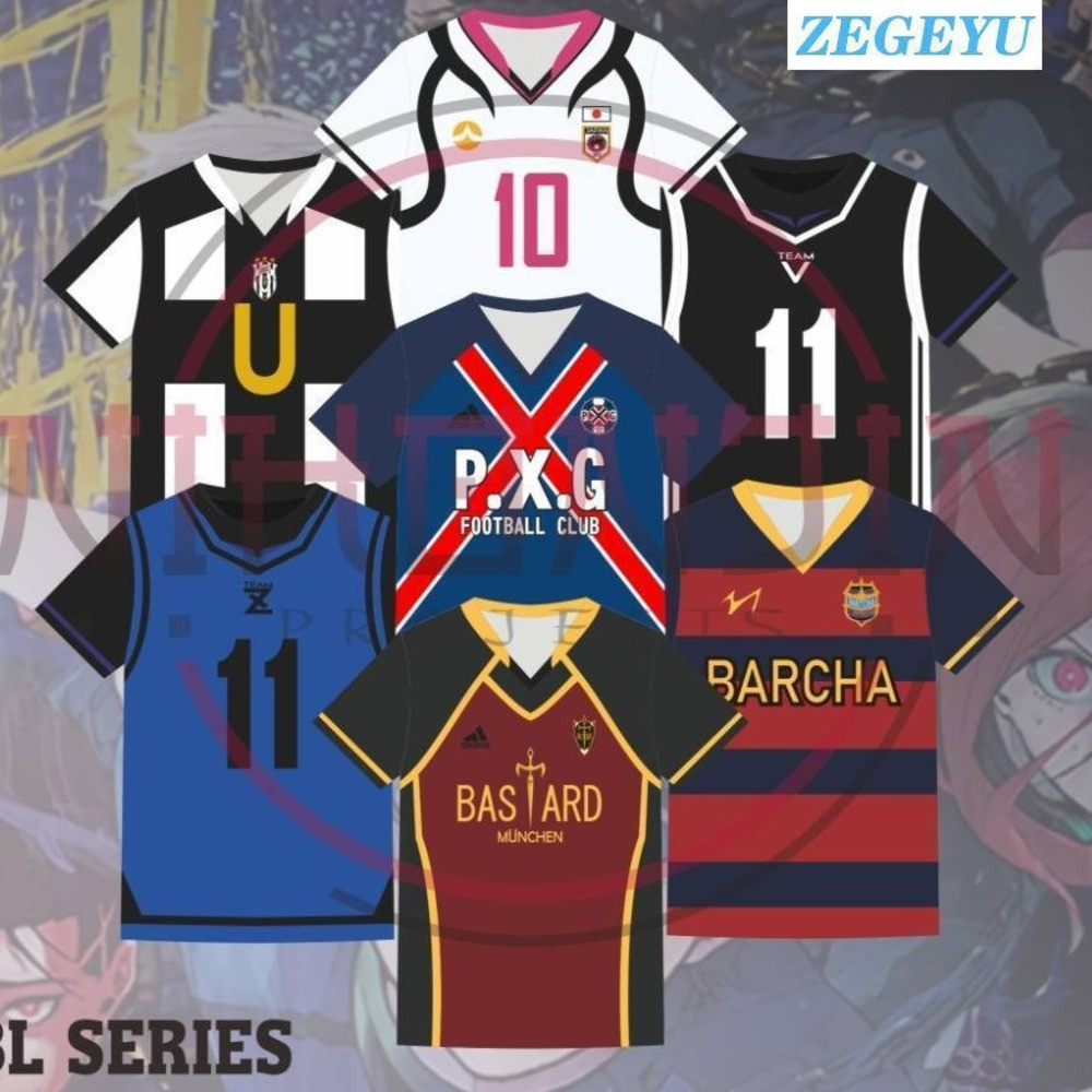 [FREE CUSTOM NAME ] BL PXG 2025 New V-Neck Blue Lock Football ...