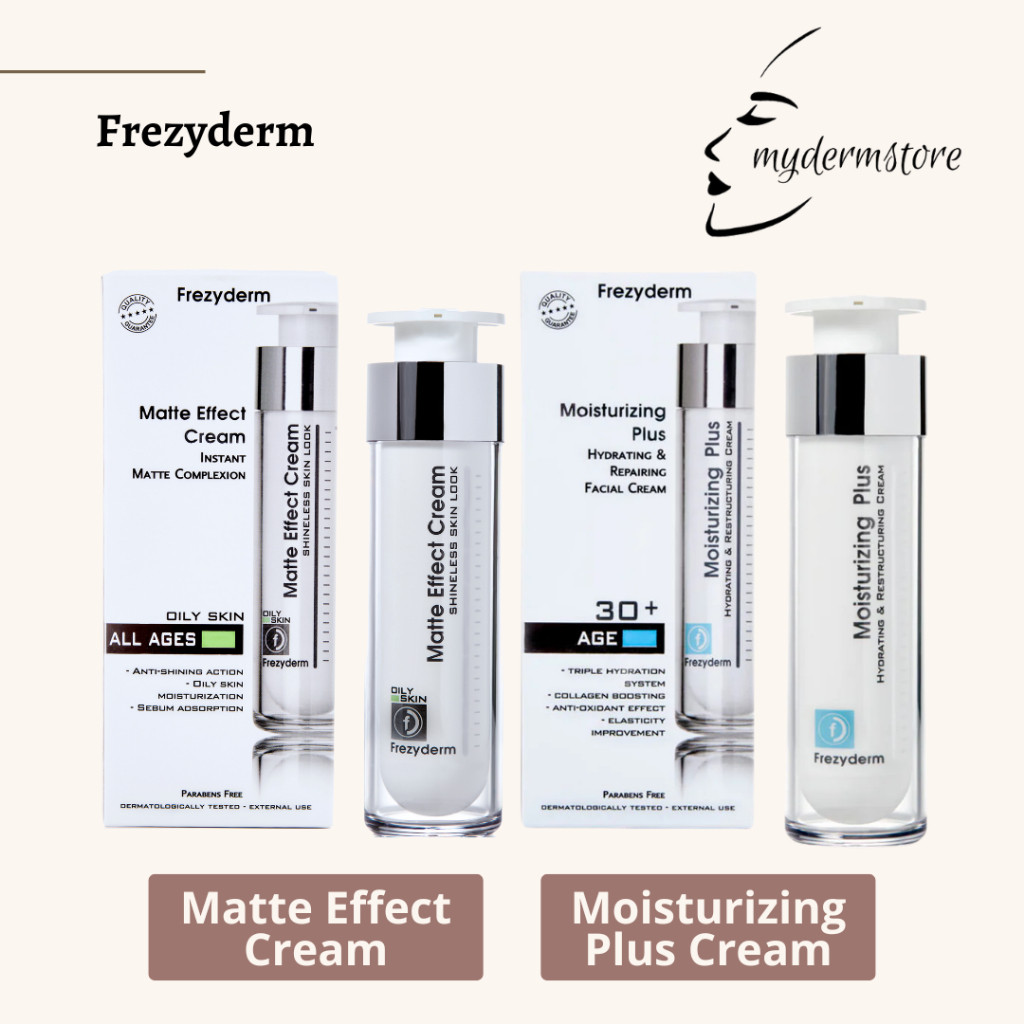 Frezyderm Matte Effect Cream 50ml | Moisturizing Plus Cream 50ml ...