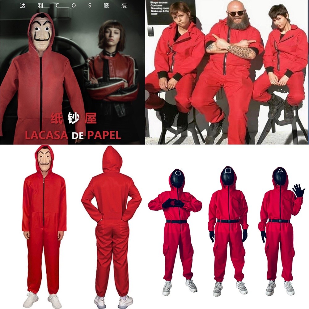 in stock Ready StockMen The House of Paper La Casa De Costume Kids ...