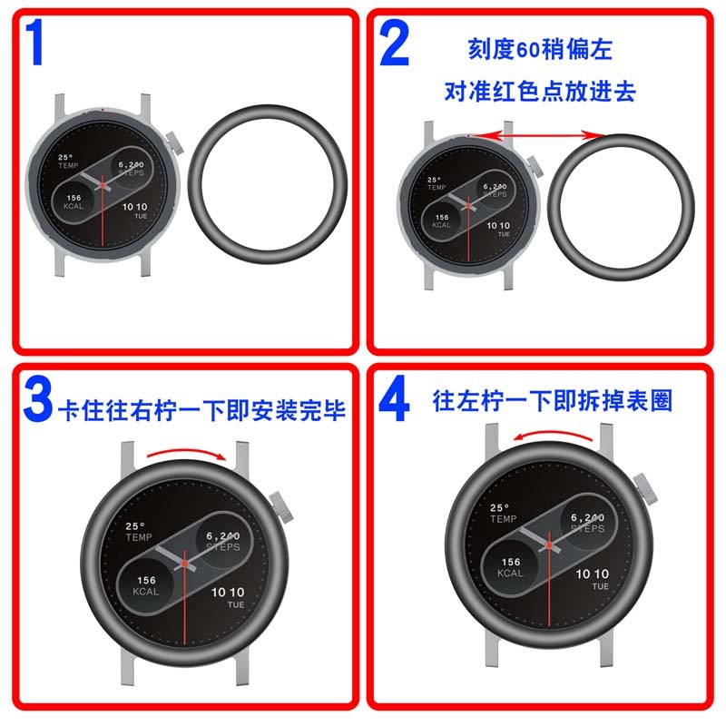 Metal Interchangeable Round Bezel For CMF by Nothing Watch Pro 2 ...