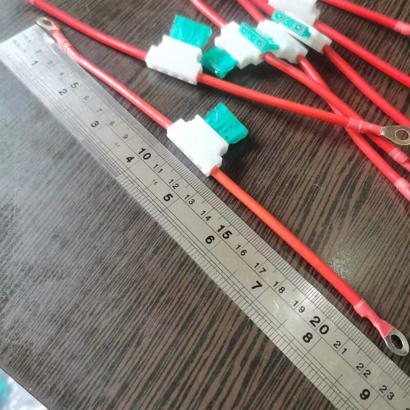 Electric 30A insert base, three wheeled electric vehicle fuse box 2.5A ...