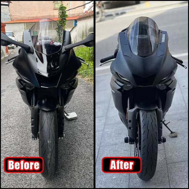 Motorcycle Windshield For YAMAHA YZF-R6 YZF-R7 Heighten Windscreen ...