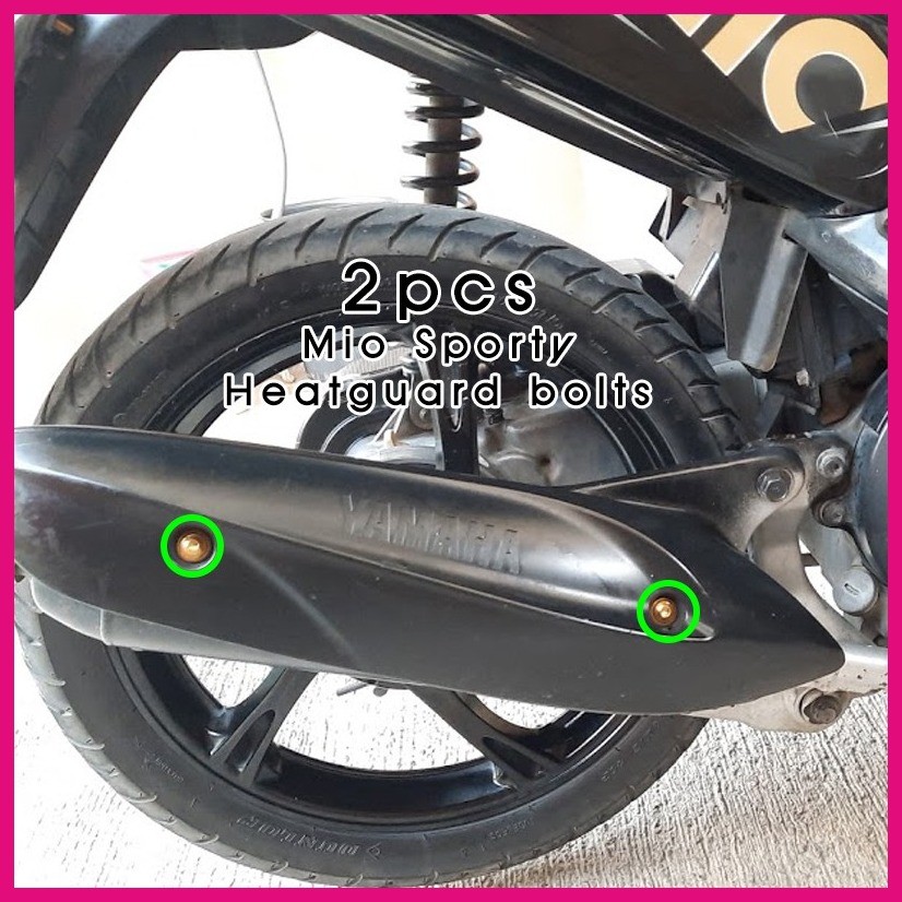 Mio Sporty Heat Guard 2pcs Bolts from HENG Screw Thailand | Shopee ...