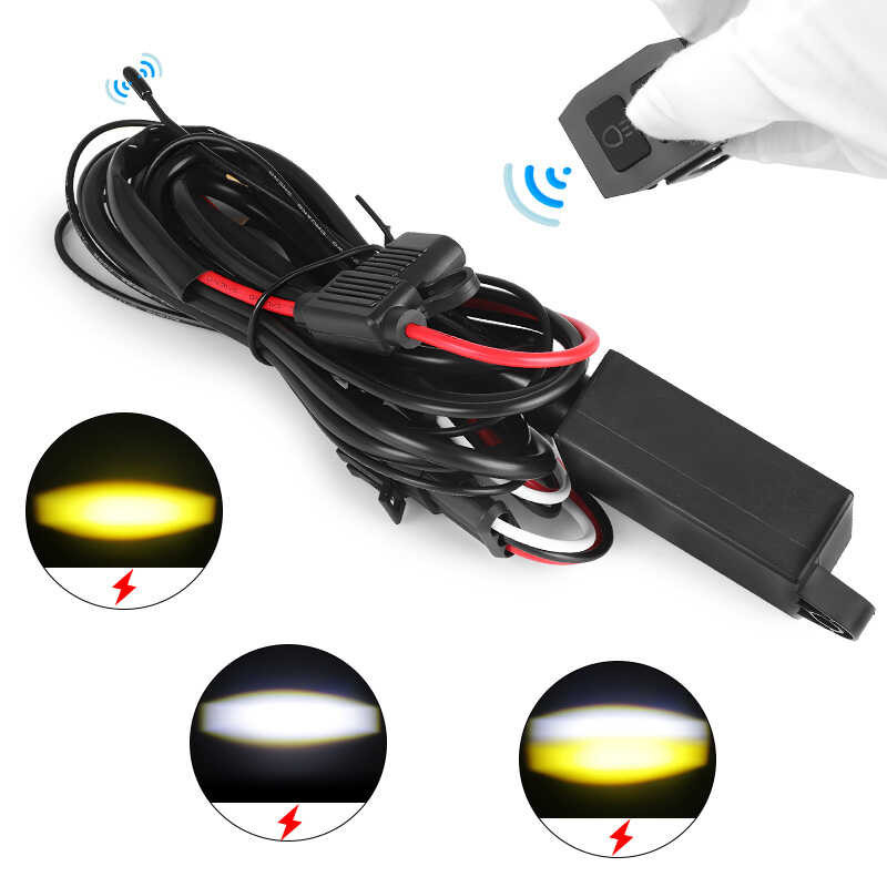Motorcycle Fog Light Harness Switch gamit ang wireless remote LED Hi Lo ... Motorcycle Fog Light Harness Switch gamit ang wireless remote LED Hi Lo ...