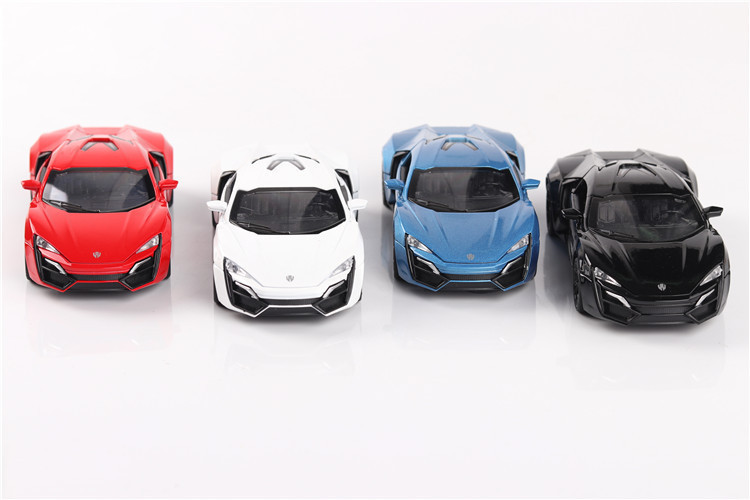 Detailed Alloy Racing Car Model Replica Fast And Furious Lykan Dubai ...