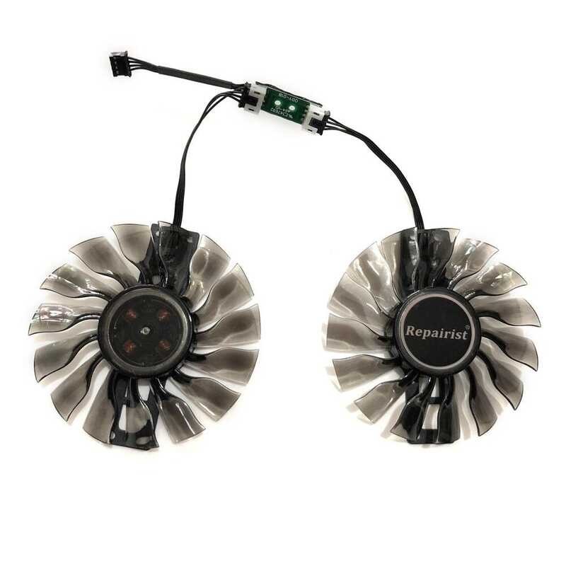 2Pcs/Set 90Mm Diameter VGA GPU Cooler Fan For Palit Gtx970 GTX 970 ...