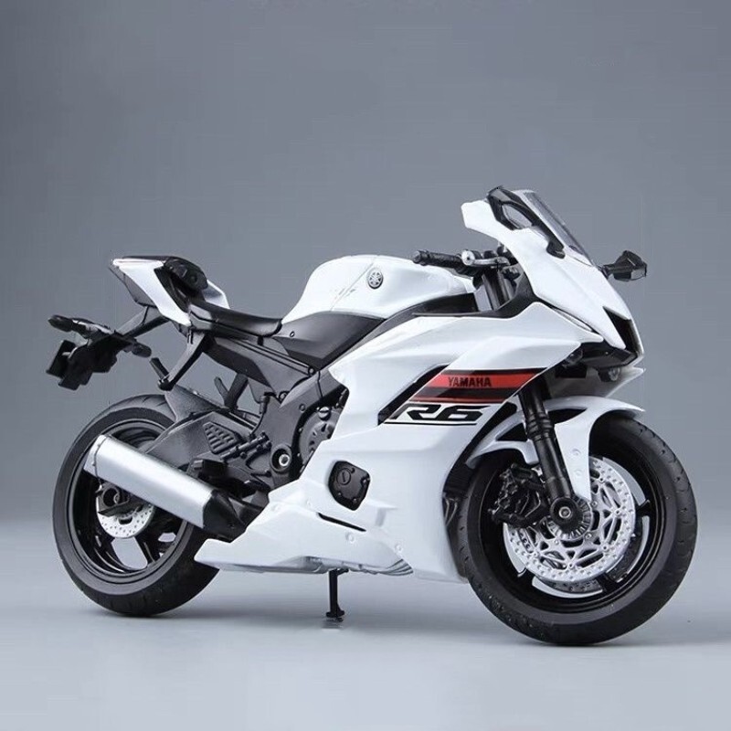 Welly 1:12 Yamaha YZF-R6 Alloy Motorcycle Model Diecast Toy Cars Toys ...