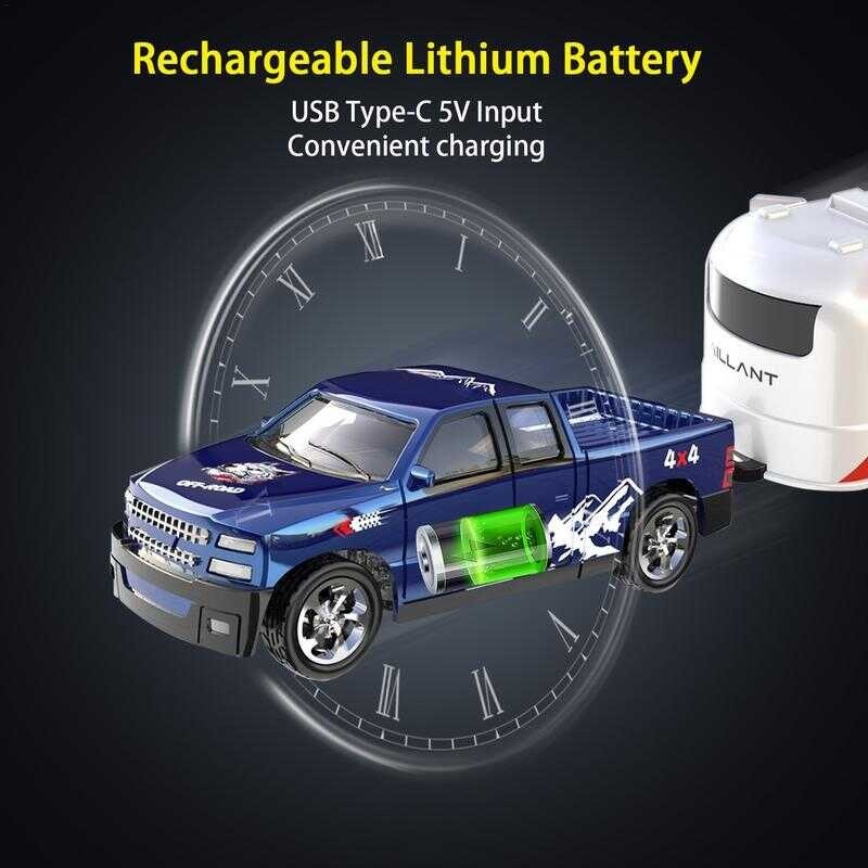 Mini RC Racing Car With Trailer Remote Controlled Cars Trucks Electric ...