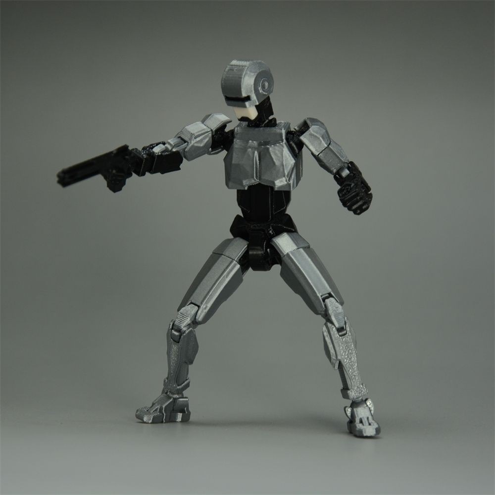 RoboCop Joint Printed Movable Mecha Lucky Assembled 13 Model Ornaments ...
