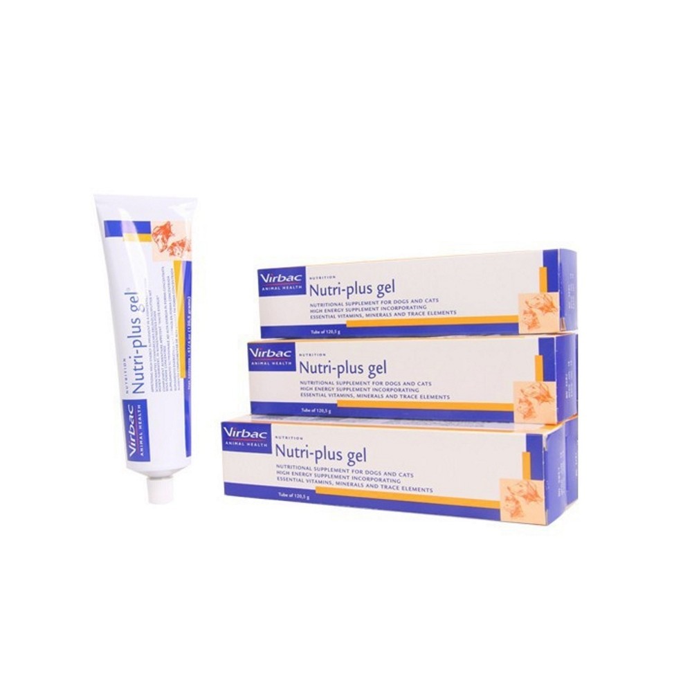 Virbac Nutri plus Gel 120g Pet Cat Dog Supplement Health Wellness ...
