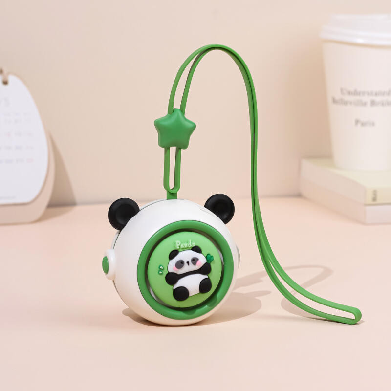 Panda Neck Hanging Small Fan Usb Portable Student Children Turbo Mini ...