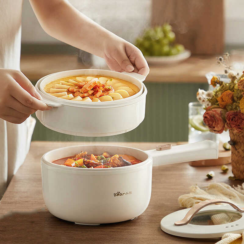 Multi Cooker 220V 1.6L Electric Cooking Pot House Steam Stew Fry ...