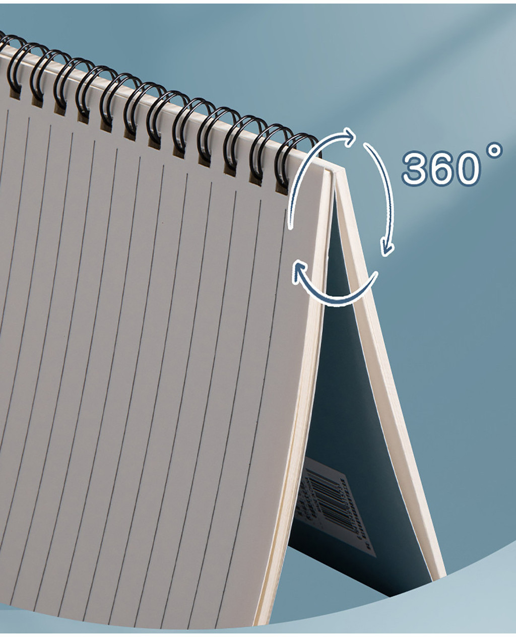 A5/B5 60 Sheets Spiral Notebook Morandi Candy Color Smooth Line Coil Book Writing Notebook ...