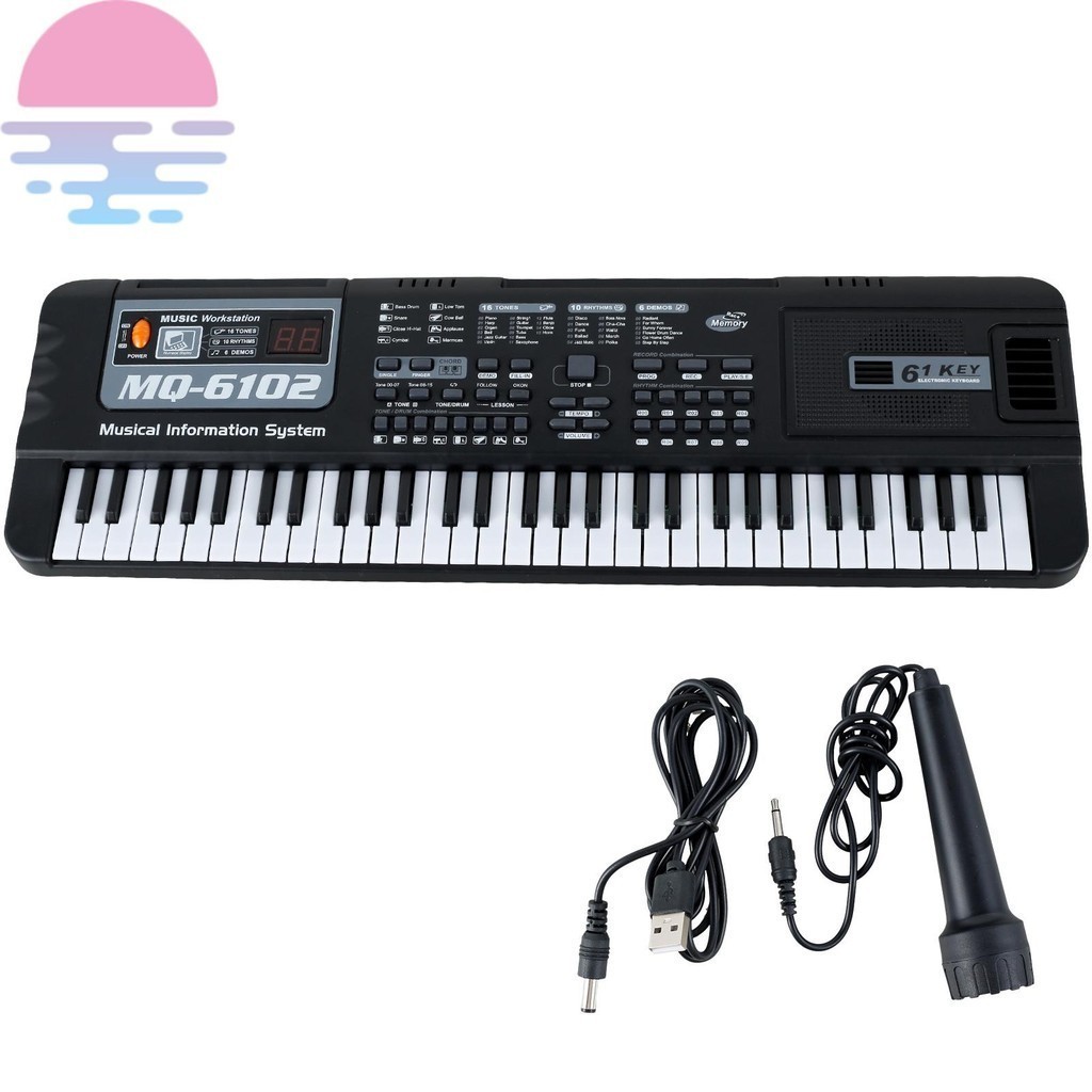 " 61 Key Quick Start Electric Keyboard Recording Playback Keyboard ...