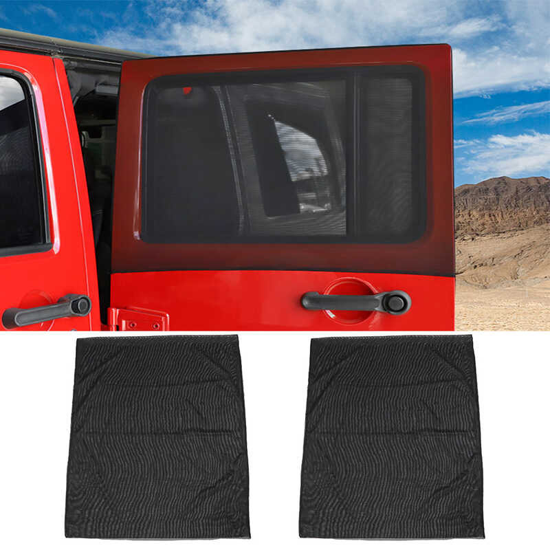 Side Window Sunshade Mesh Shade Cover Nylon Net Para Sa Jeep Wrangler ...