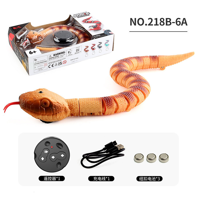 Remote Control Snake Toy with USB Charger and Interactive Crawling ...